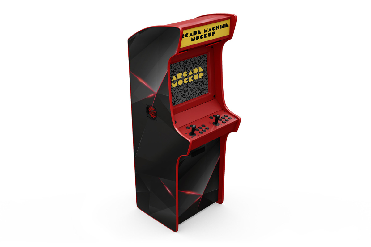 Arcade Machine Mockup, a Product Mockup by PixelMockup