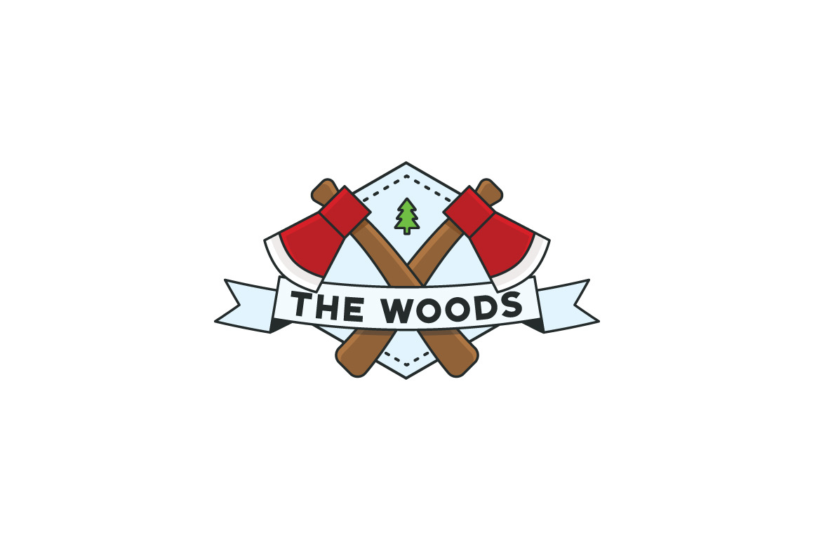 The Woods - Badge, a Branding & Logo Template by Brandspark Mini