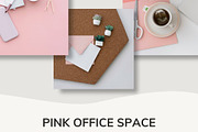 Pink Office Space(20+ Styled Images), a Business Photo by Ivory Mix