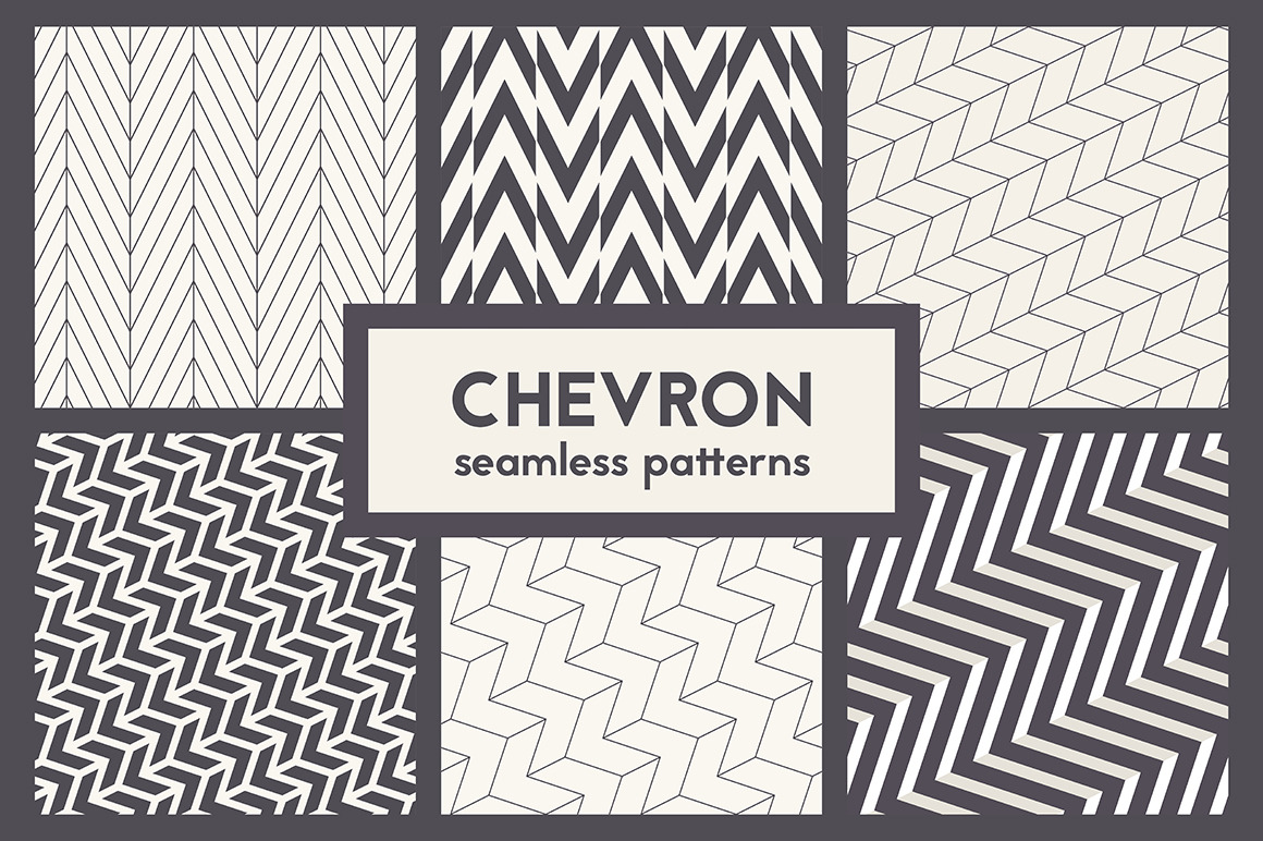 Chevron Seamless Patterns, a Pattern Graphic by Curly_Pat