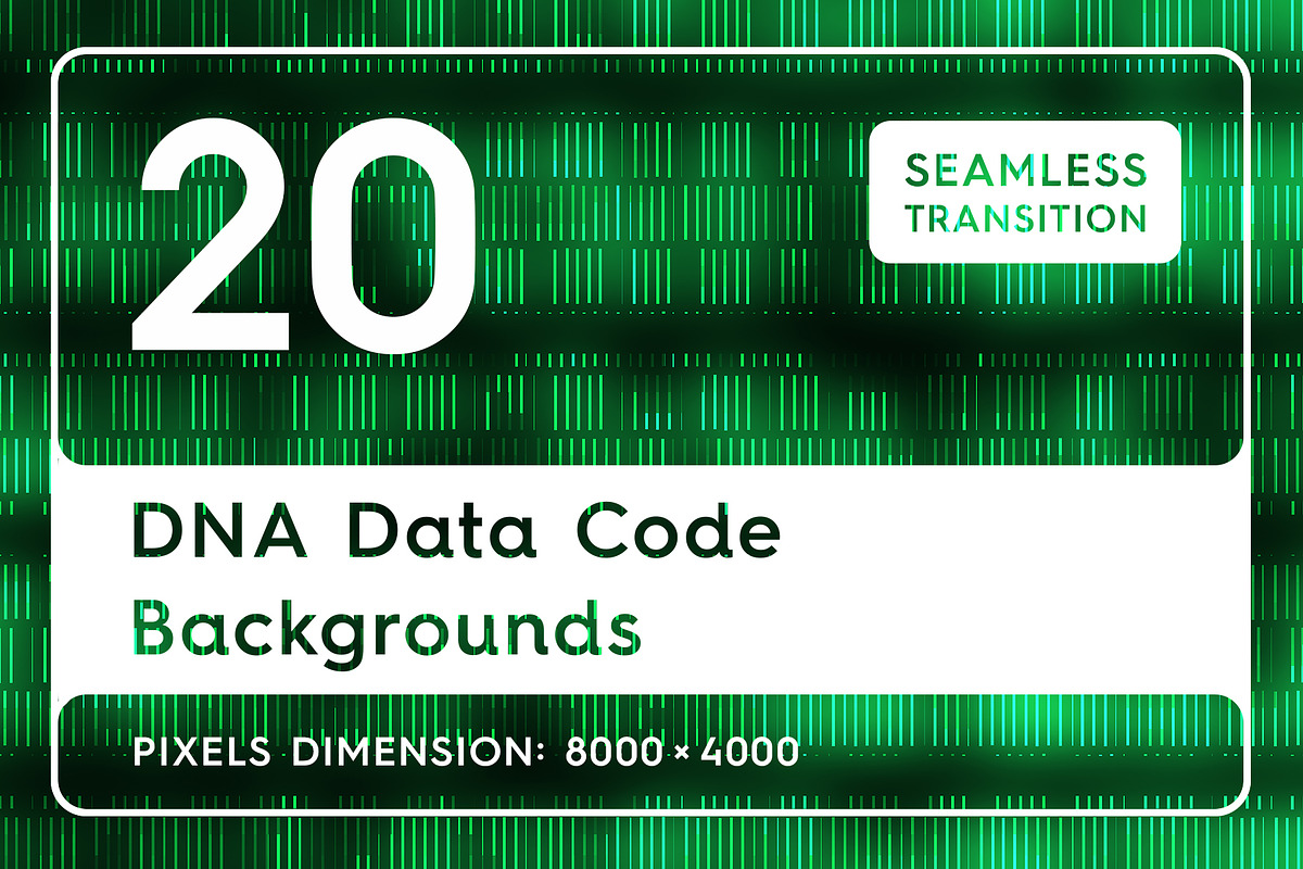 20 DNA Data Code Backgrounds, a Texture Graphic by Textures & Backgrounds