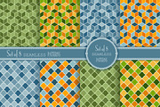 Set of 8 seamless Geometry Patterns | Graphic Patterns ~ Creative Market