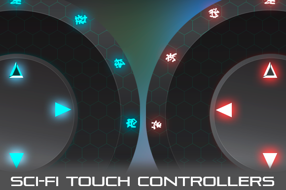 Virtual Joysticks Sci-Fi Pack, an Icon by Creativer Studio | Creative ...
