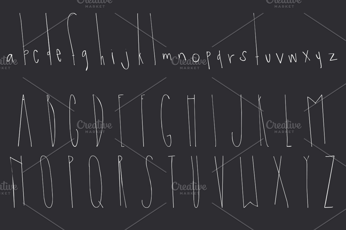 BUMBLEBEE Skinny Hand Written Font, a Handwritten Font by Rhonna Designs