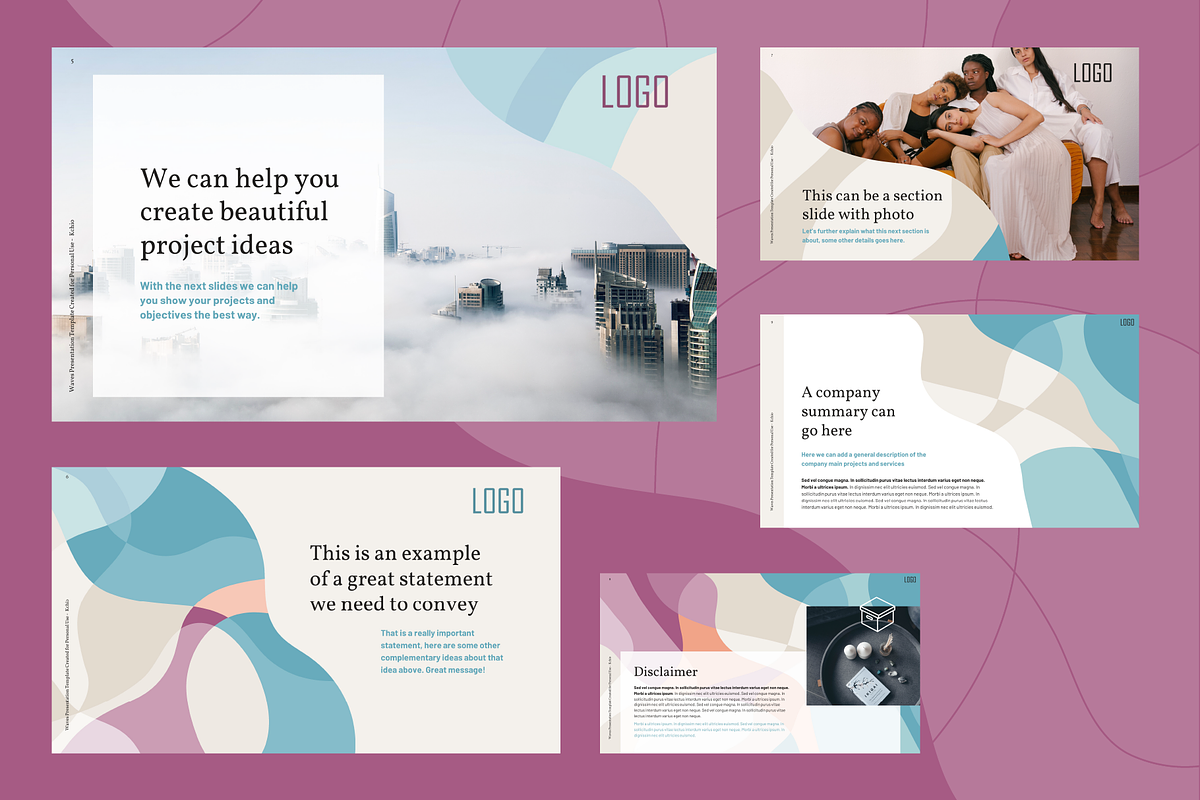 Waves - PPT Template