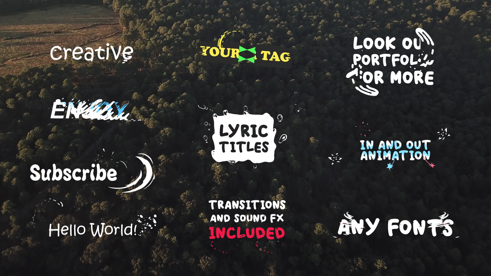 Lyric Titles After Effects, a Templates & Theme by FlashFXbox