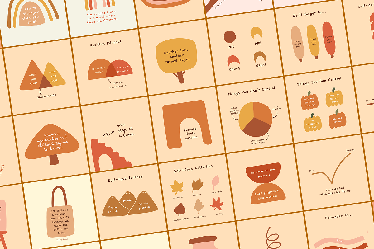 Cozy Fall Instagram Post CANVA, a Social Media Template by Elokka Std.