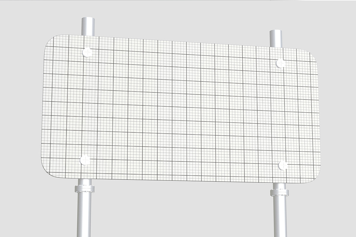 Directional Street Sign Mockup