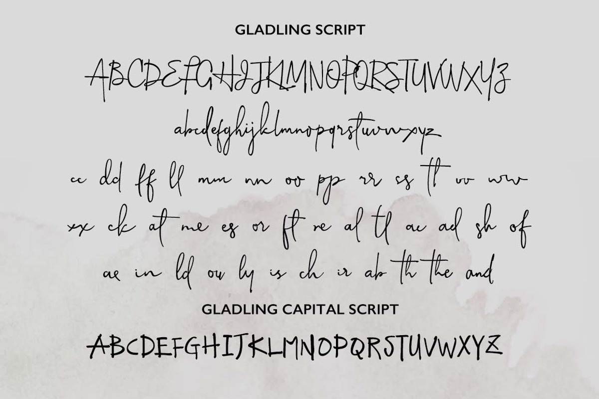 Gladline Script Font, a Script Font by alphadesign