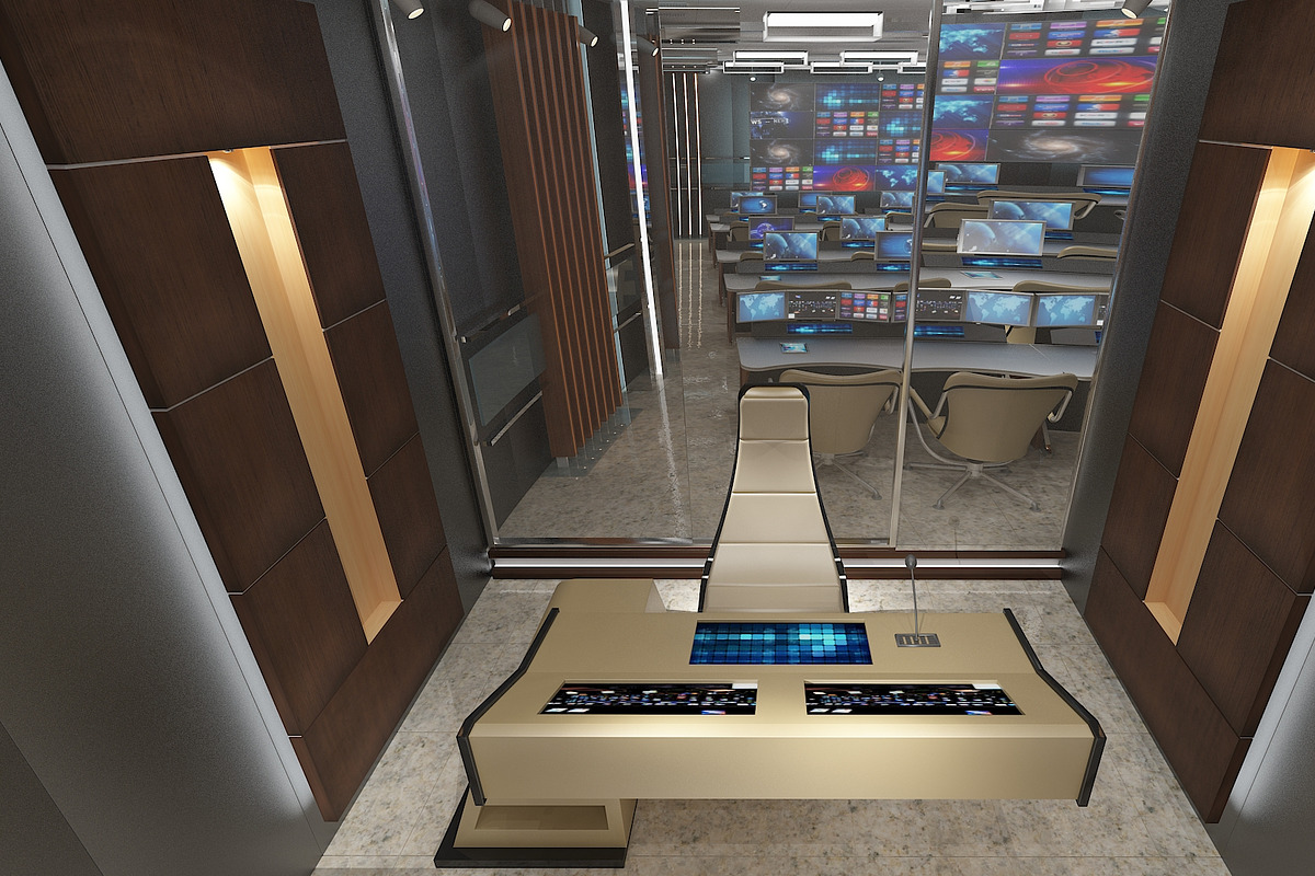 TV Studio Control Room 1