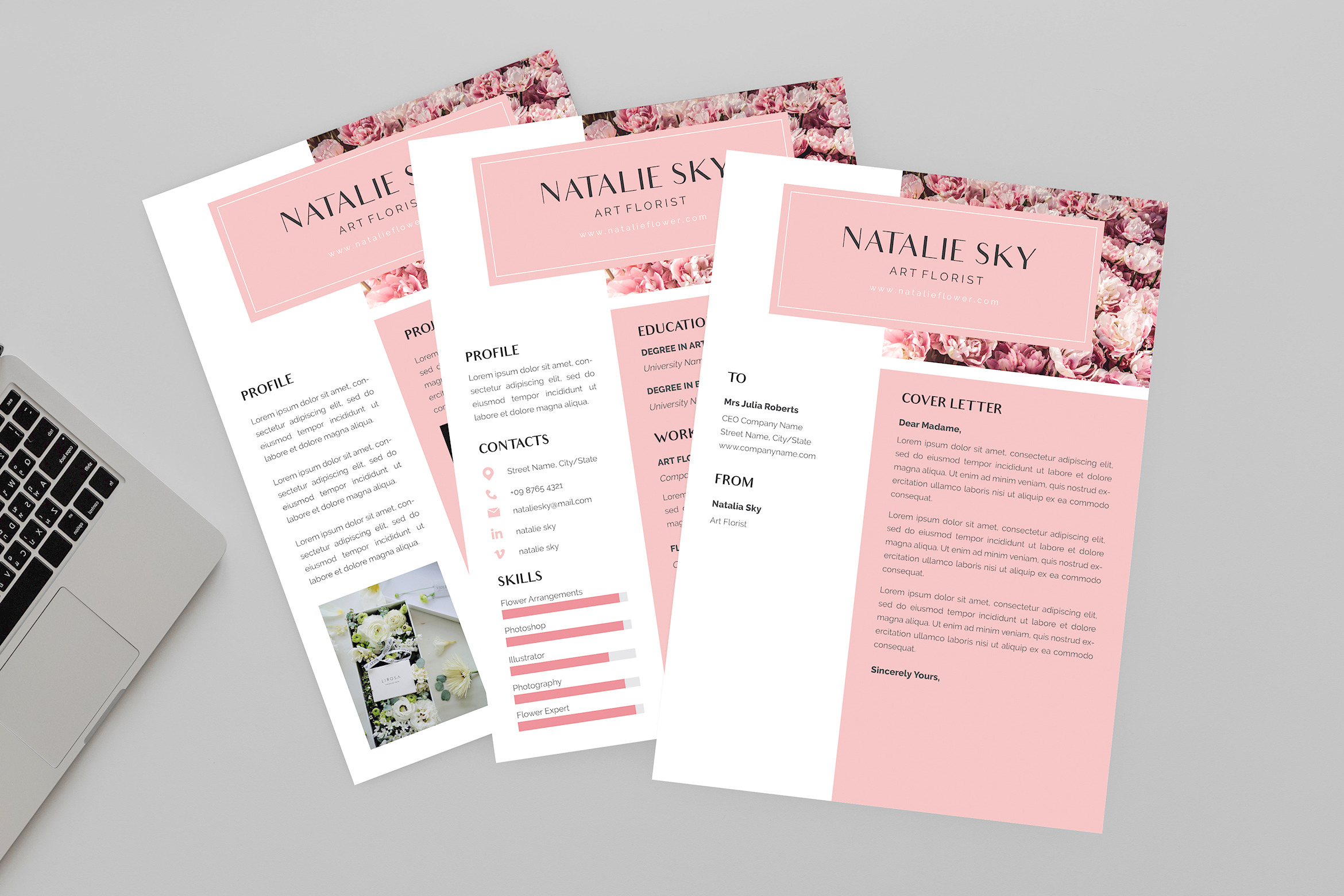 CV Pack Resume Designer, a Resume Template by AQR Studio