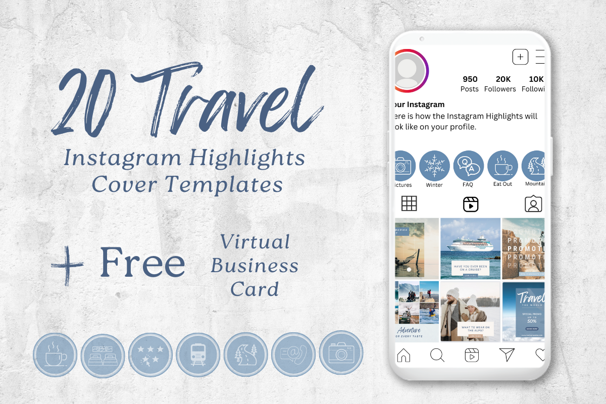 20 Travel Instagram Highlights Covers