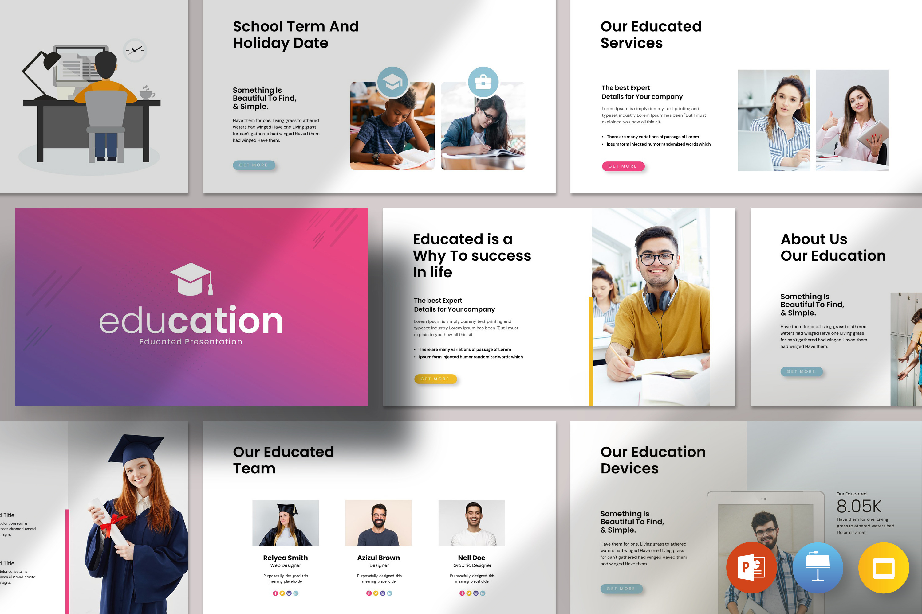 Education Presentation Template, a Presentation Template by evgenystudio