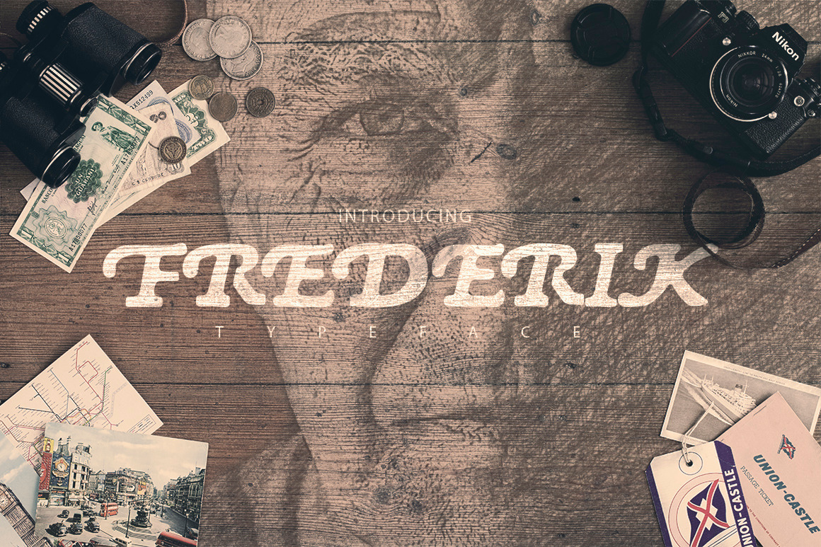 Frederik Display Font, a Script Font by SmartDesigns