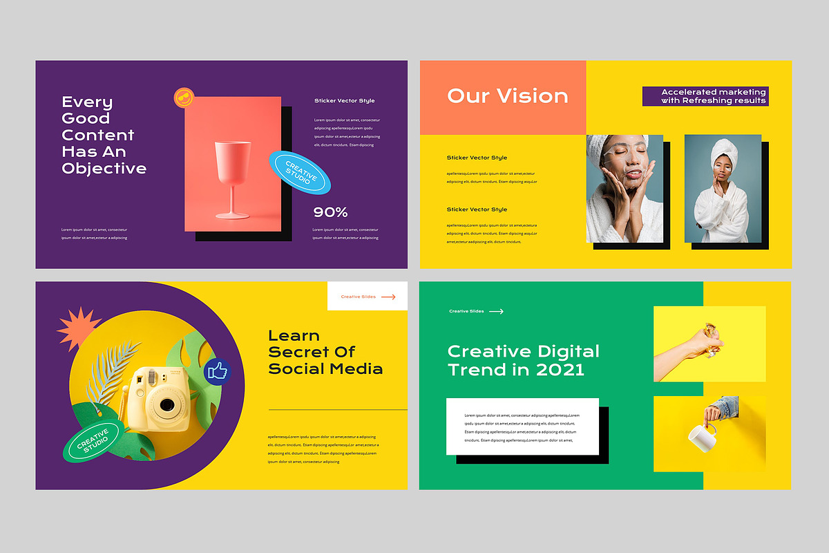 STICKER - Powerpoint Template, a Presentation Template by rgbryand