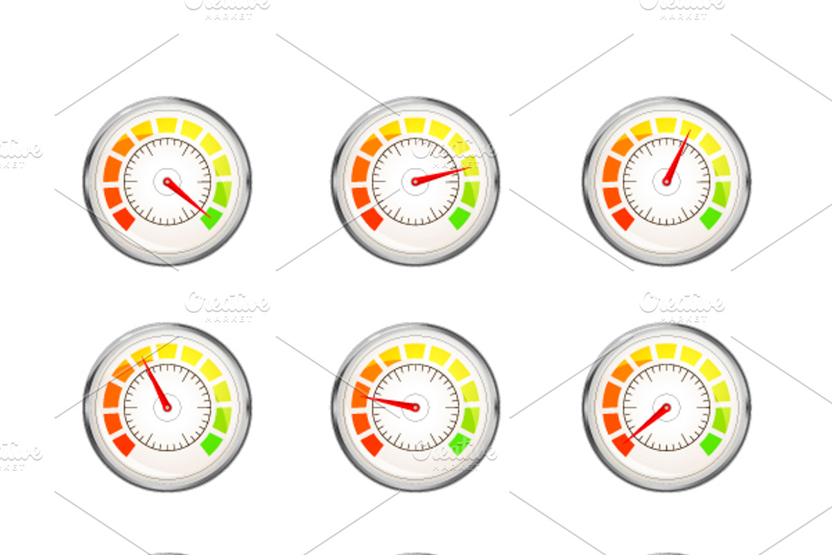 12 performance measurement icons, an Object Graphic by BestPics