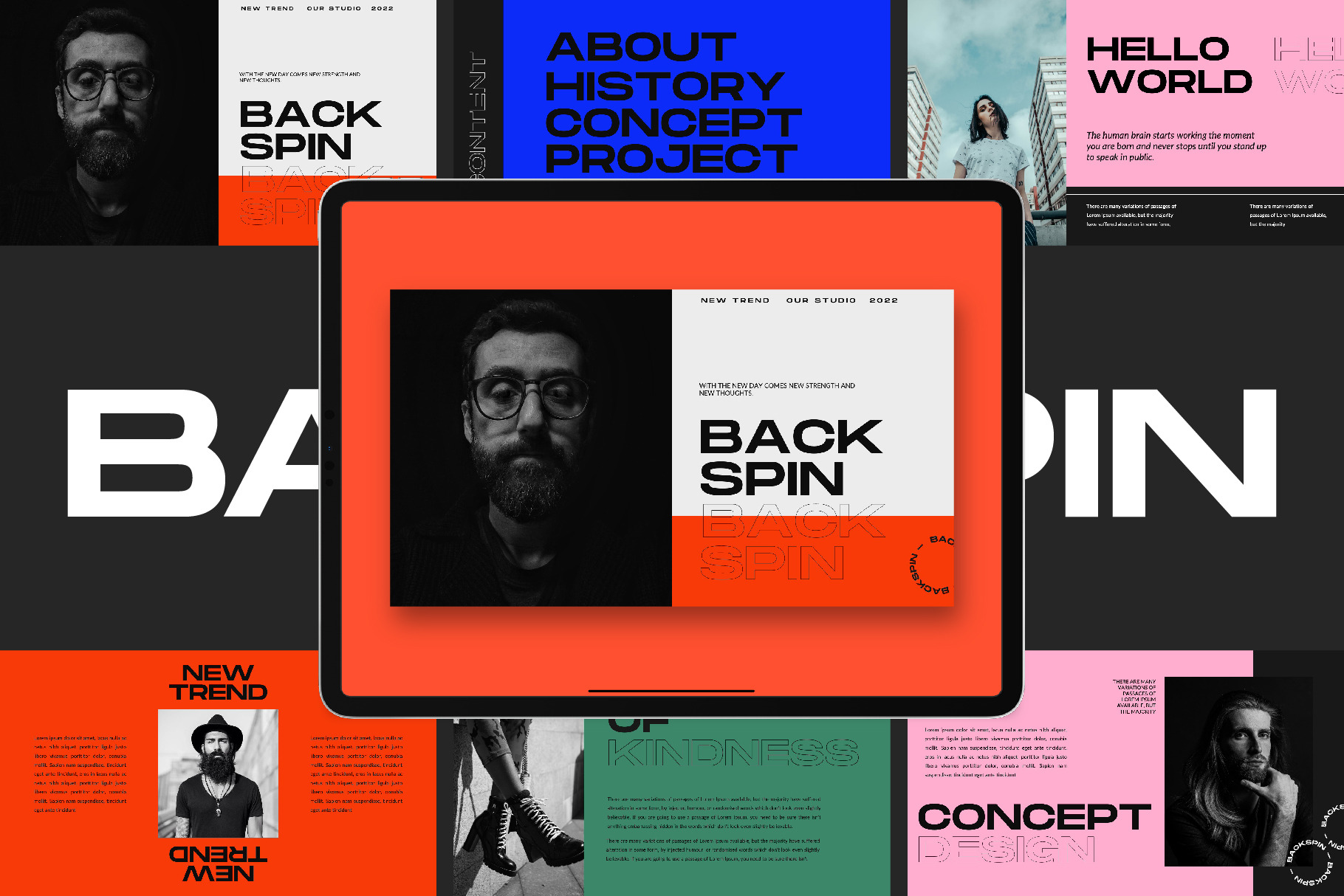 Backspin - Google Slides Template, a Presentation Template by Meliora ...