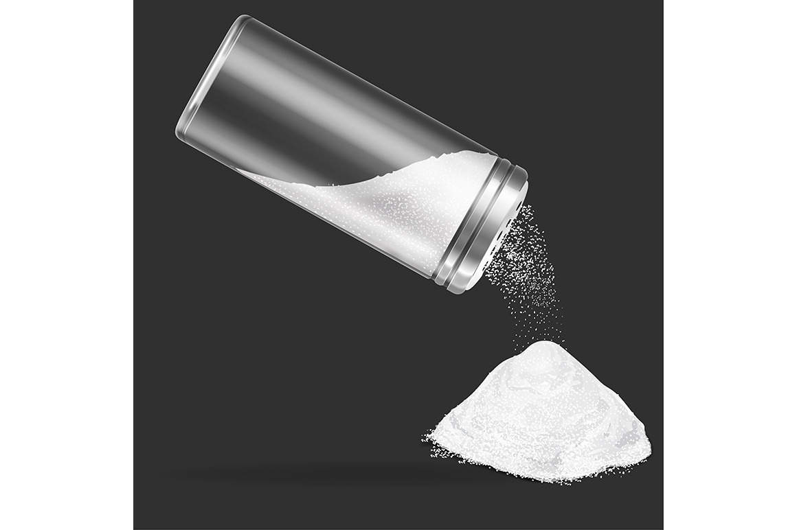 Transparent Glass Salt Shaker., an Object Graphic by Bigmouse_art