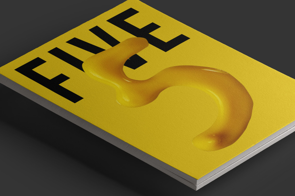 Oil Yellow Font, a Font by Handmadefont