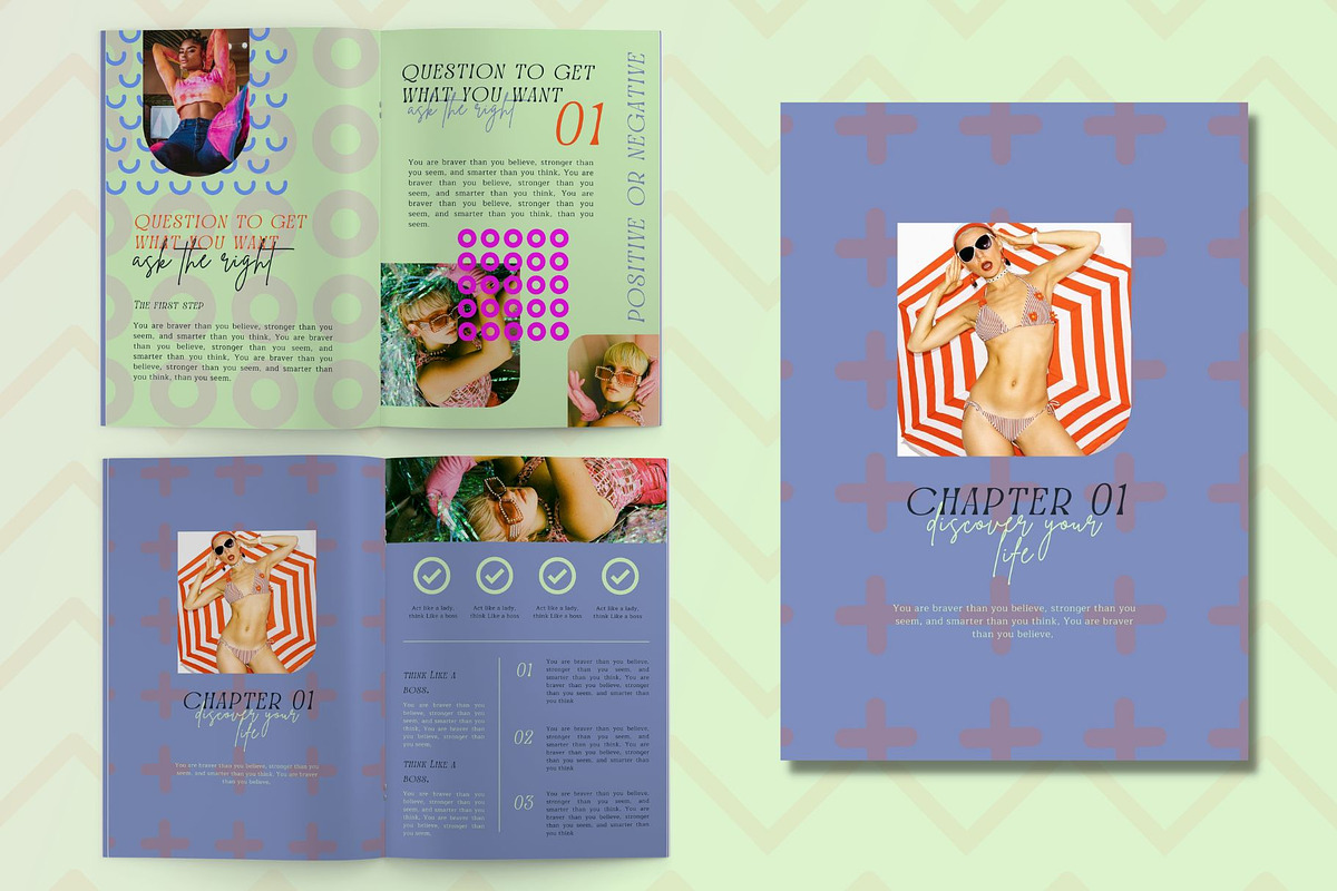 modern Ebook template in CANVA | Creative Market