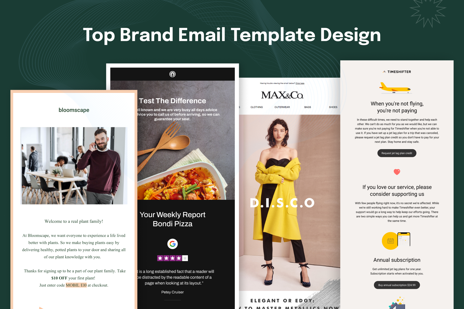 Email Template Design, an Email Template by IconexUI | Creative Market