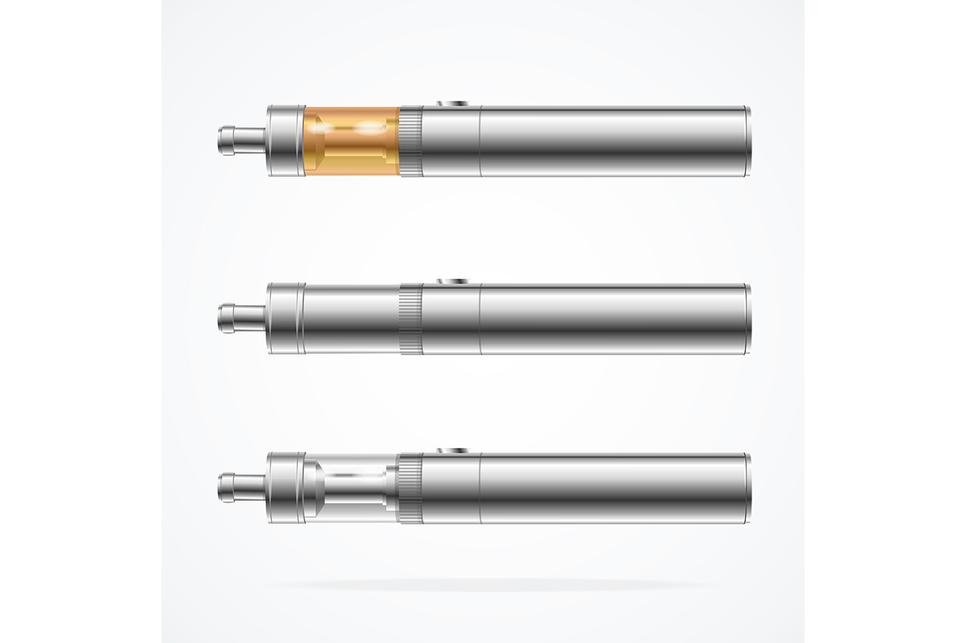 Vape Pen Different Type Set, an Object Graphic by Vector and Templates