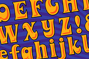 Flower Power Vector Alphabet, a Graphic by Mysterylab Designs