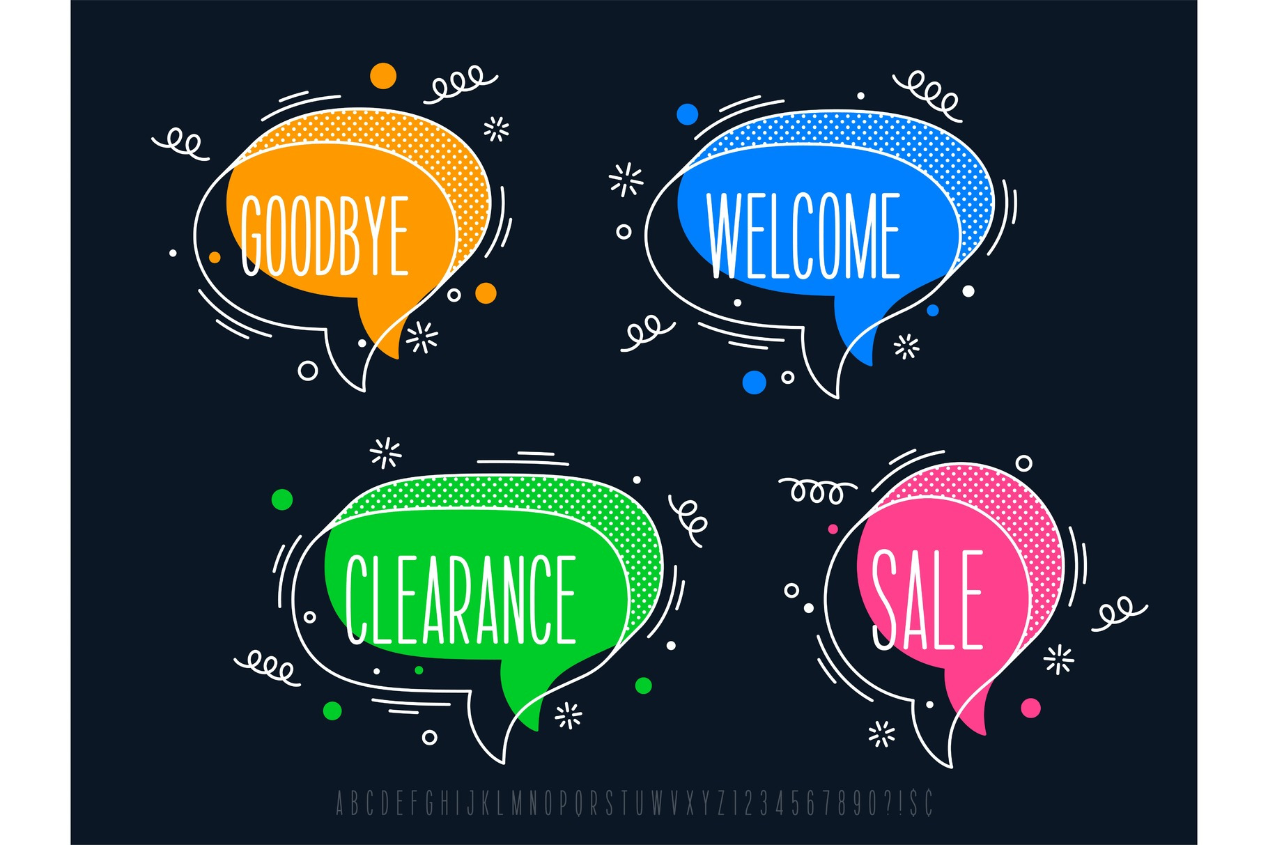 Linear promotion banner 3d shapes, an Object Graphic by Revelstockart