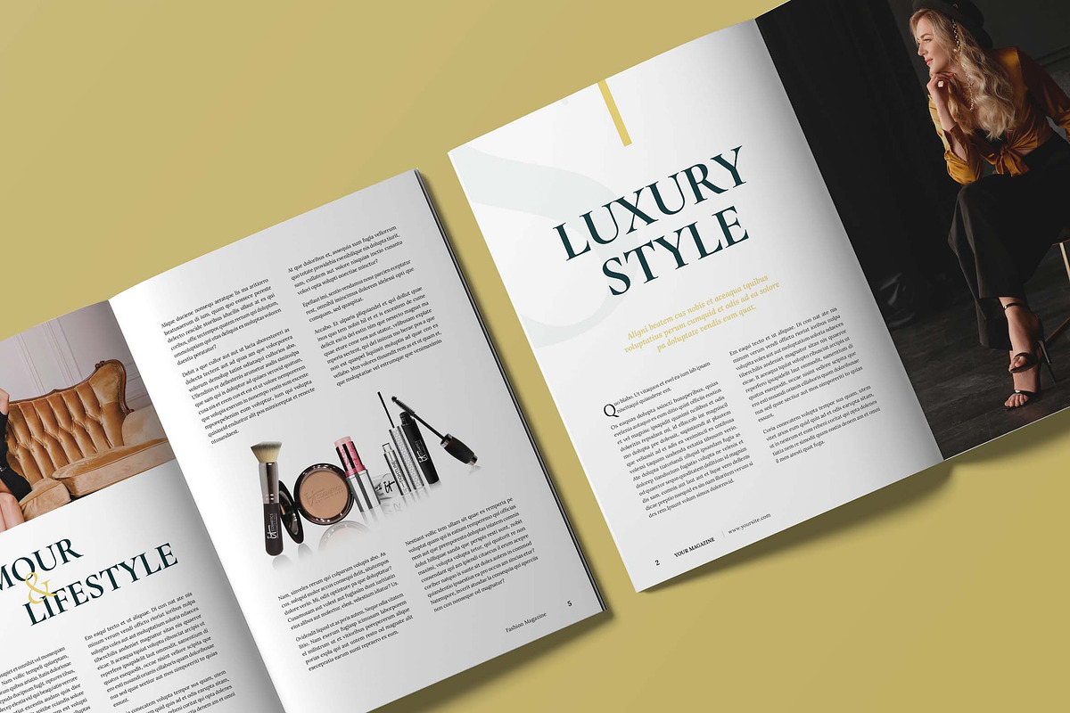 Fashion Style Magazine Template