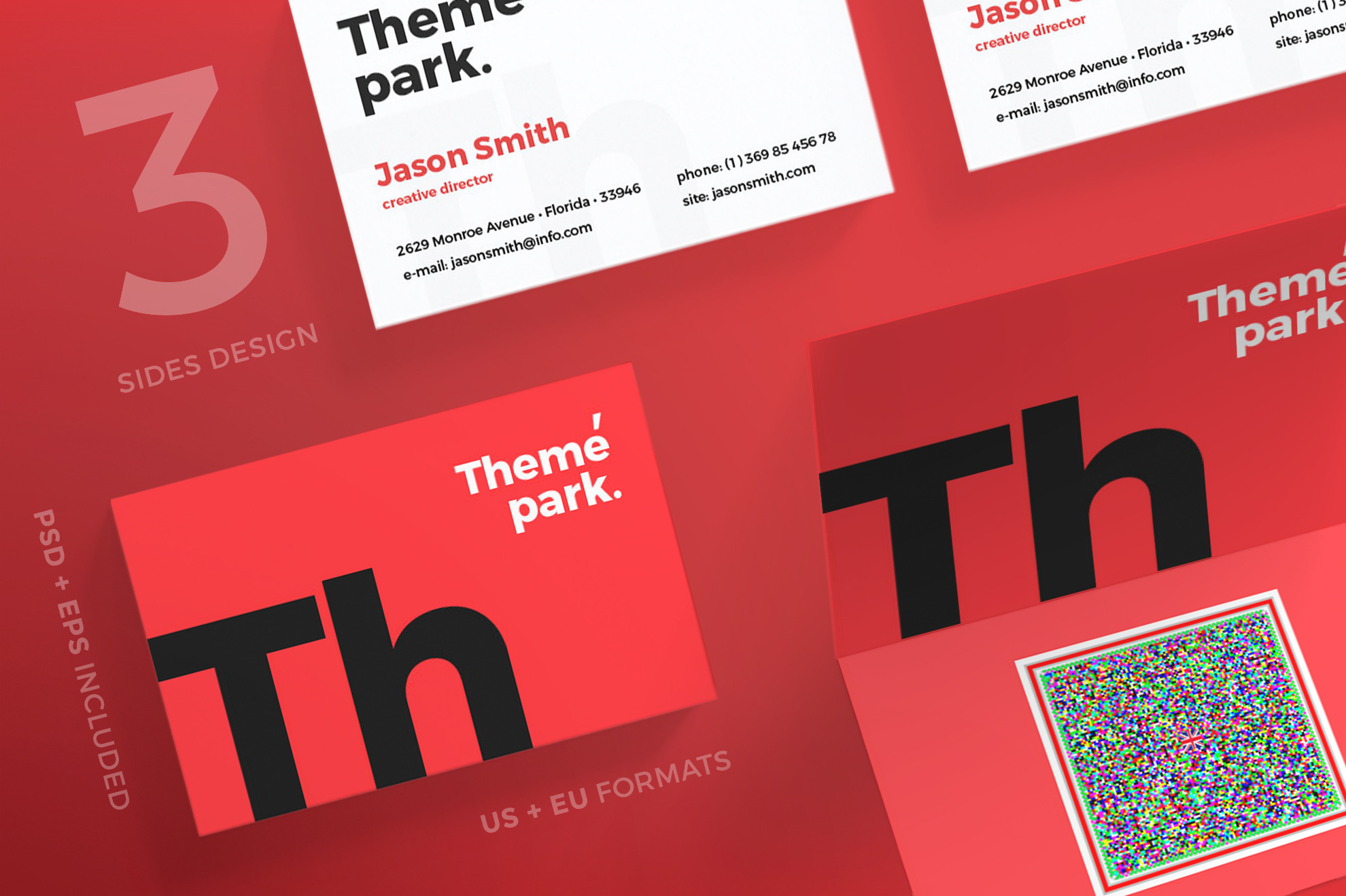 Business Cards | Theme Park, a Business Card Template by Amber Graphics