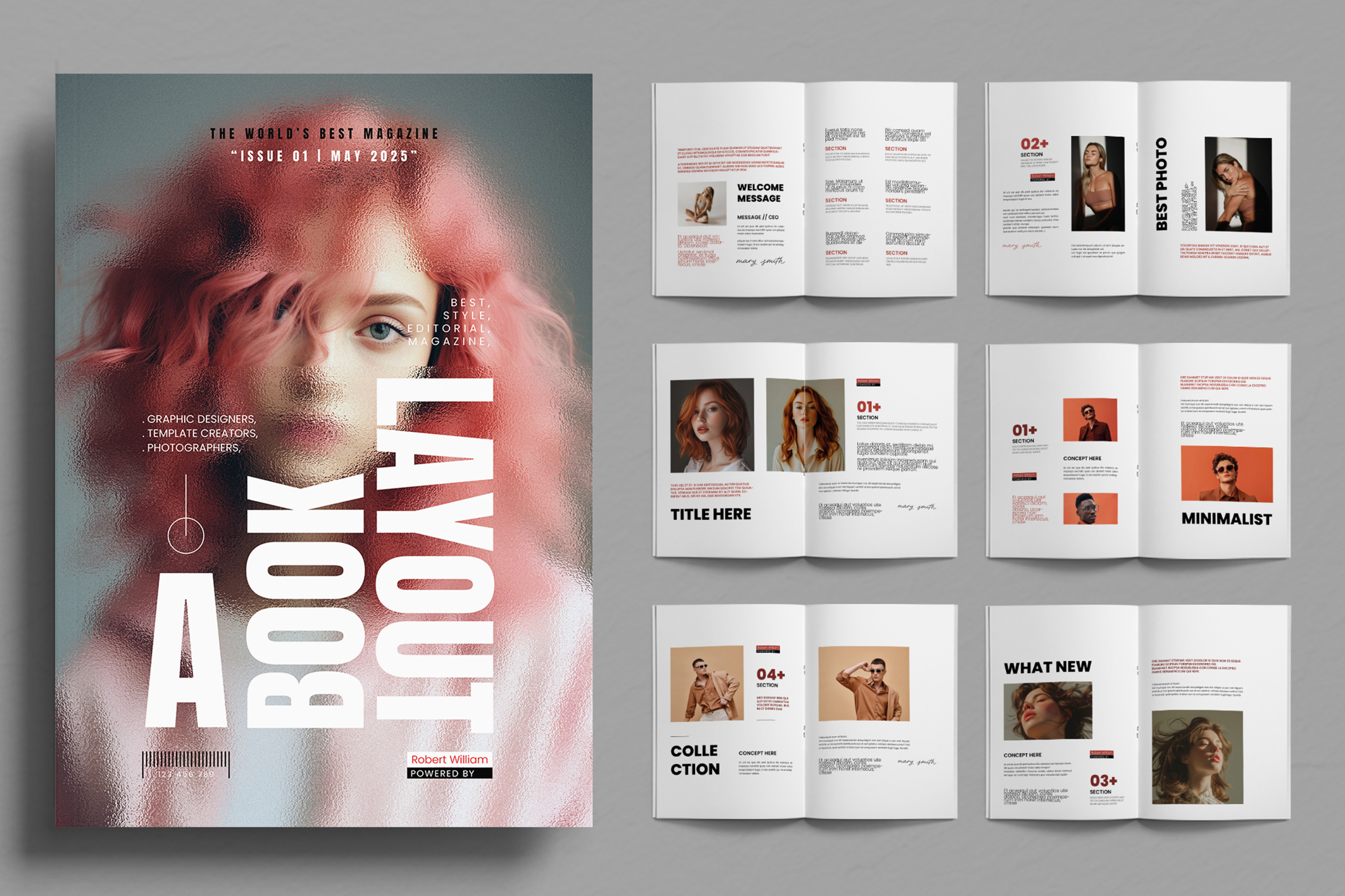 Book Layout Design Template