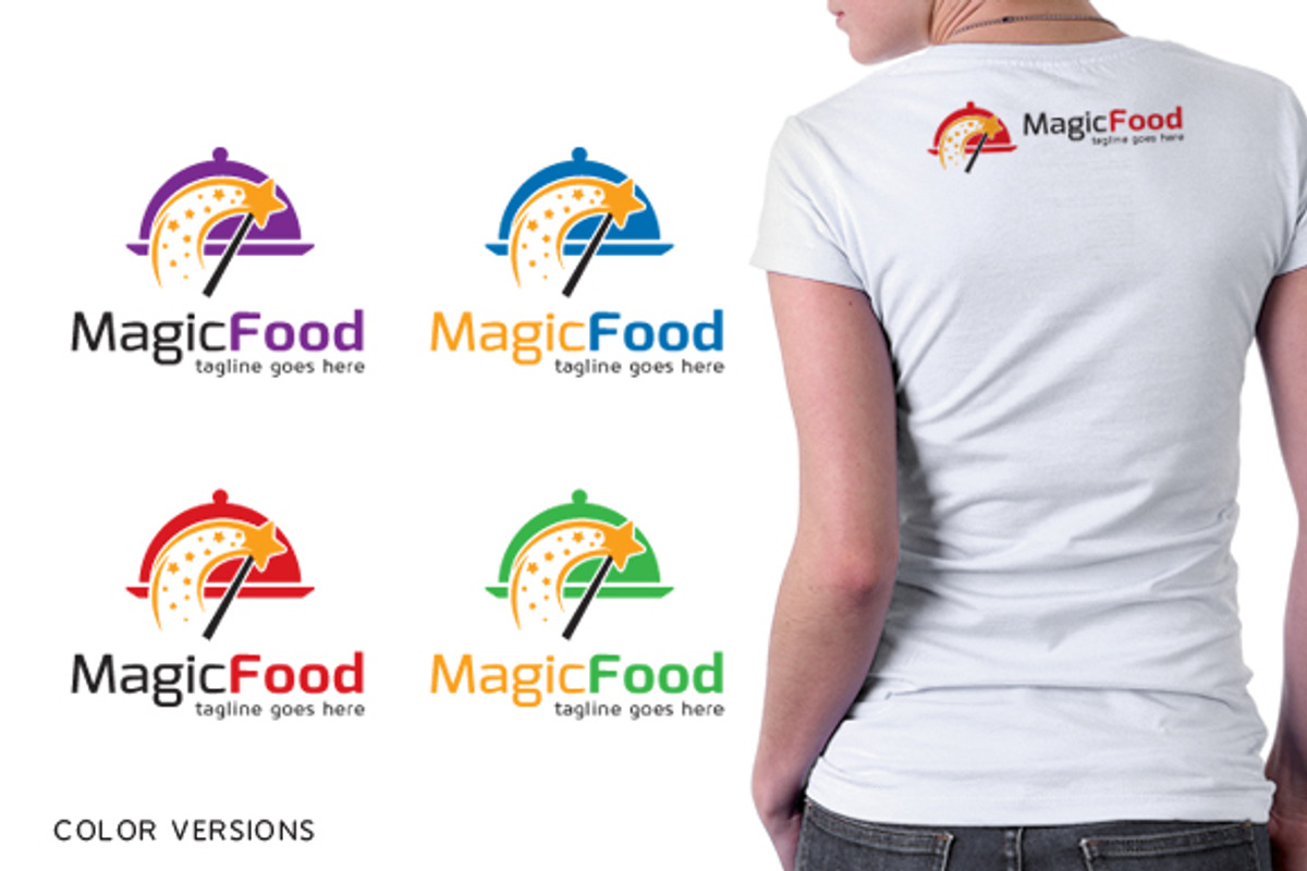 Magic Food Logo Template, a Branding & Logo Template by gunaonedesign