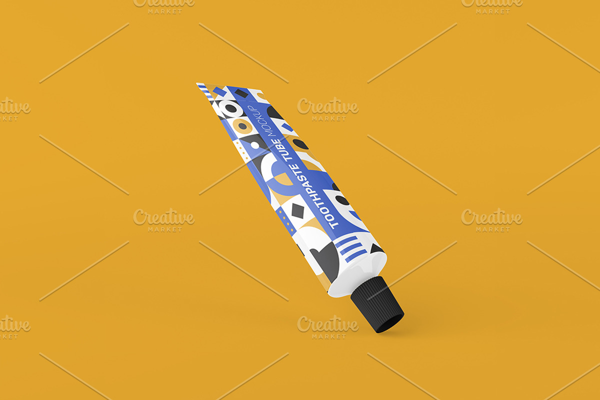 Tooth Paste Mockup, a Packaging Mockup by Qaleb Studio