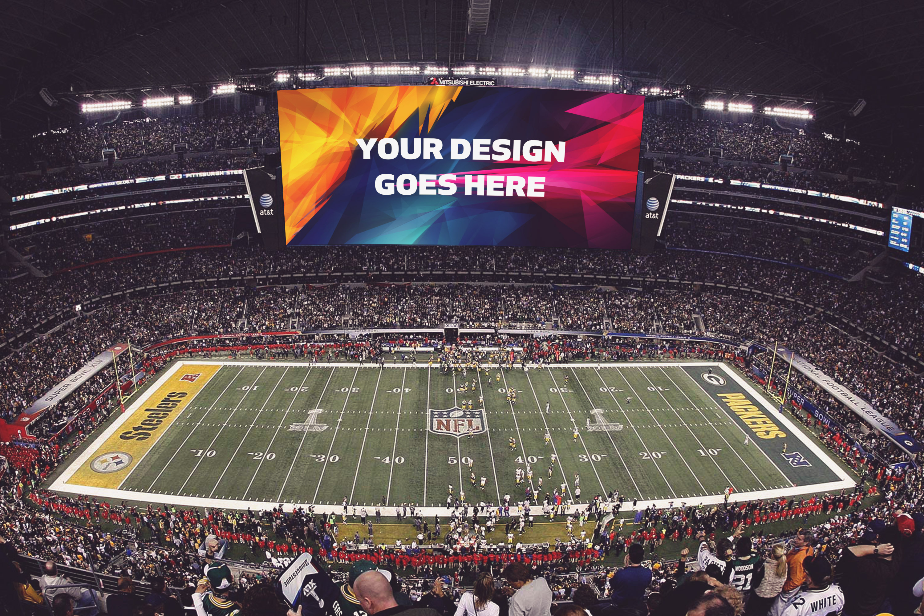 NFL Stadium Display Mock-up #15, a Mockup by vraiana