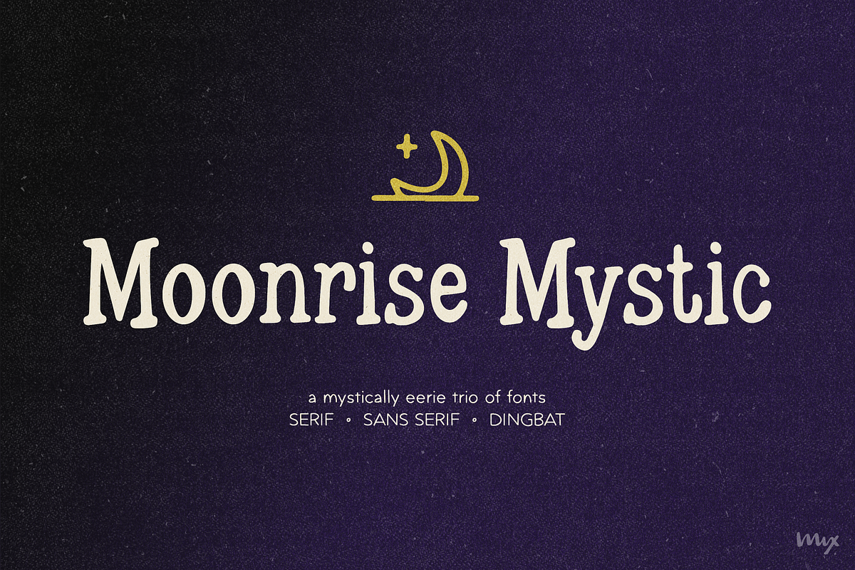 Moonrise Mystic — A Witchy Font Trio, a Serif Font by Mix Fonts