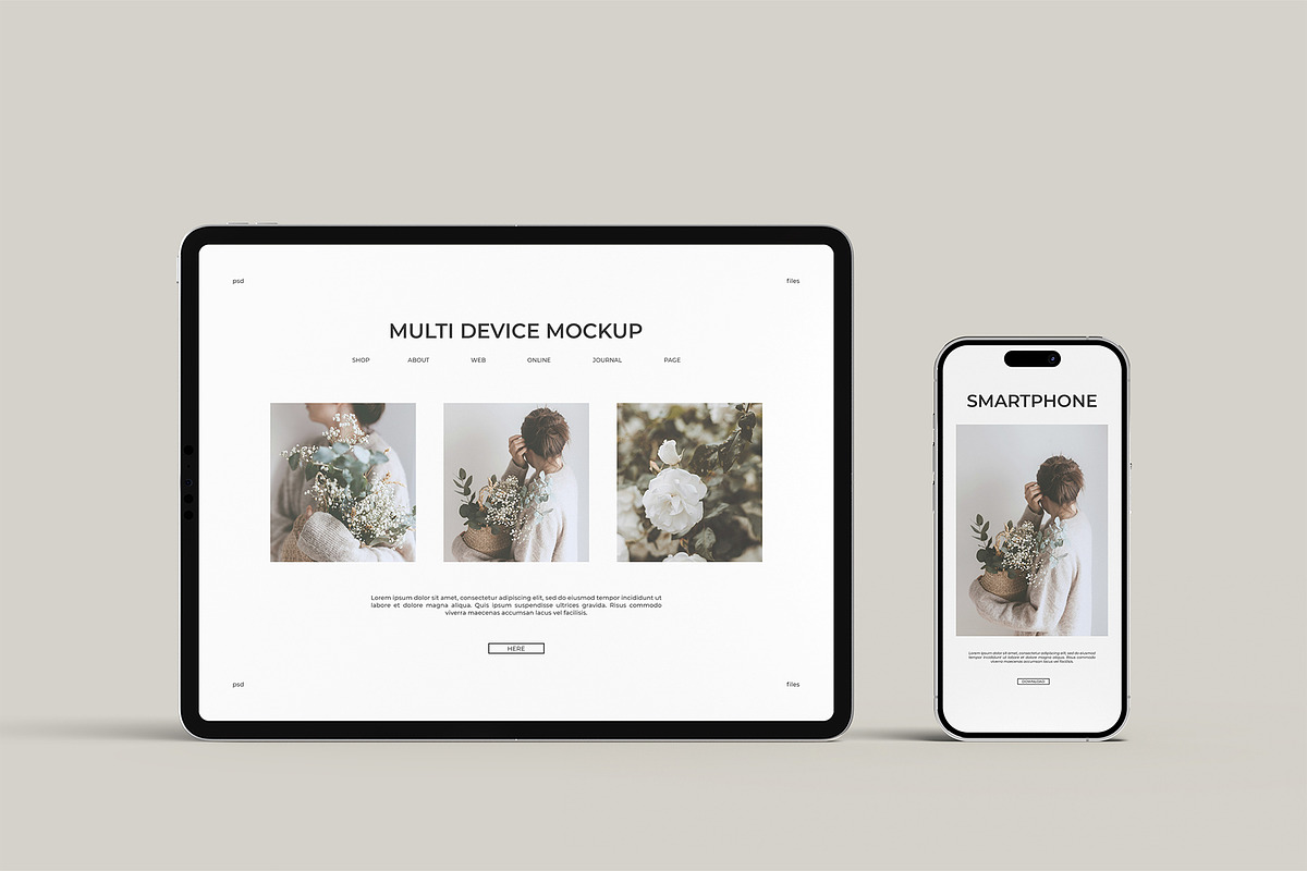 Multi Device Mockup - Scene Creator
