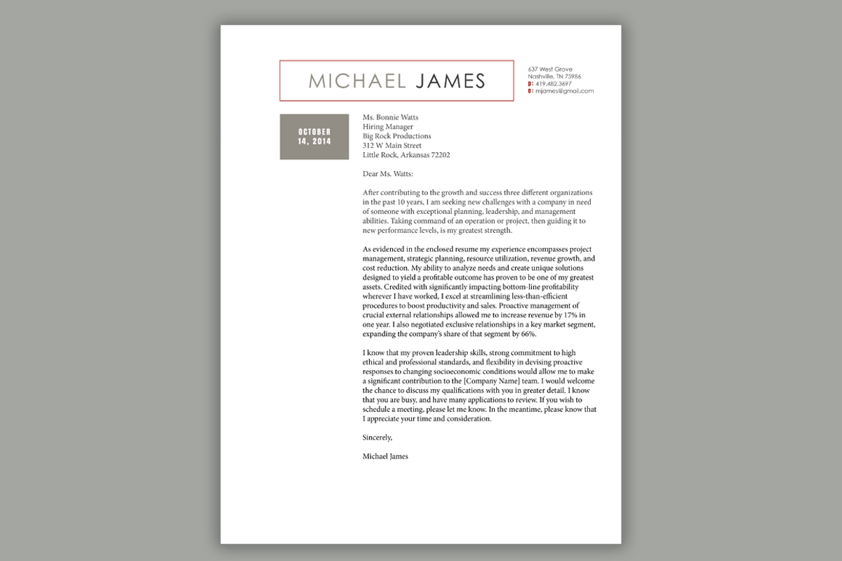 Bold Red Modern Resume Template, a Resume Template by Scribbled Napkin ...