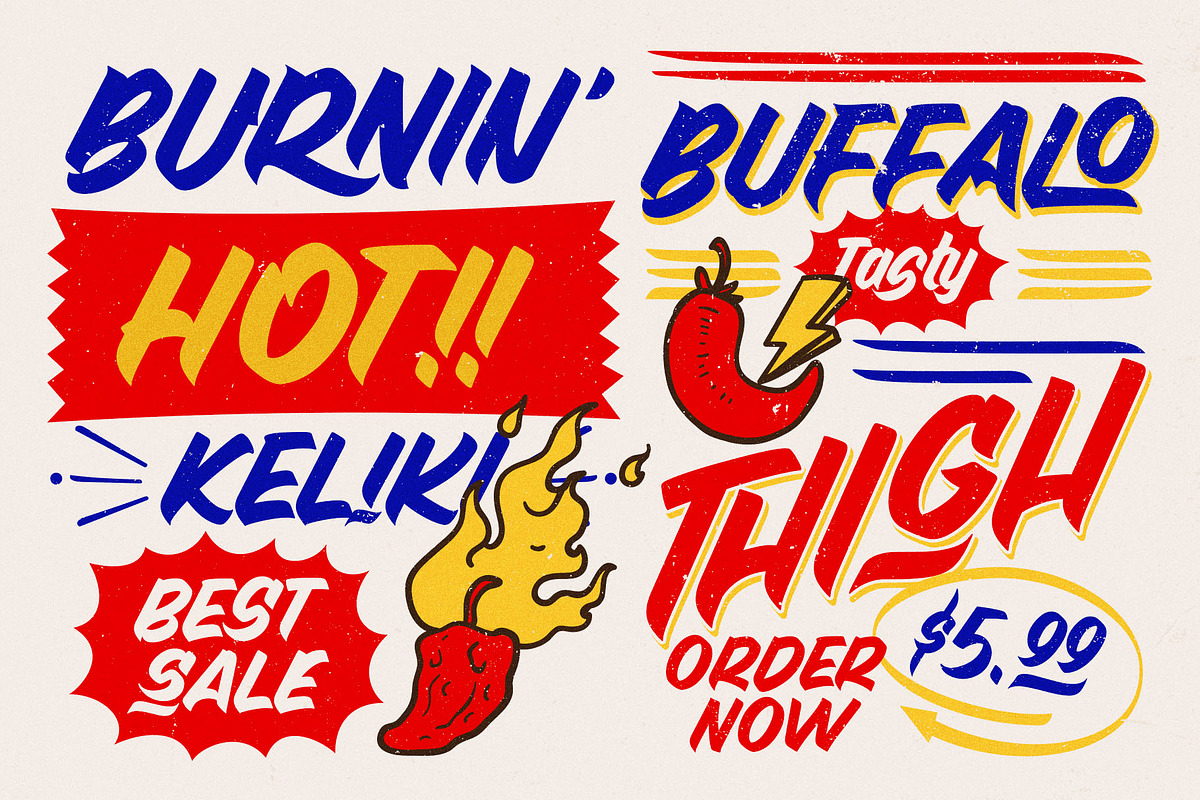 Brosign Brush Typeface, a Handwritten Font by alit design