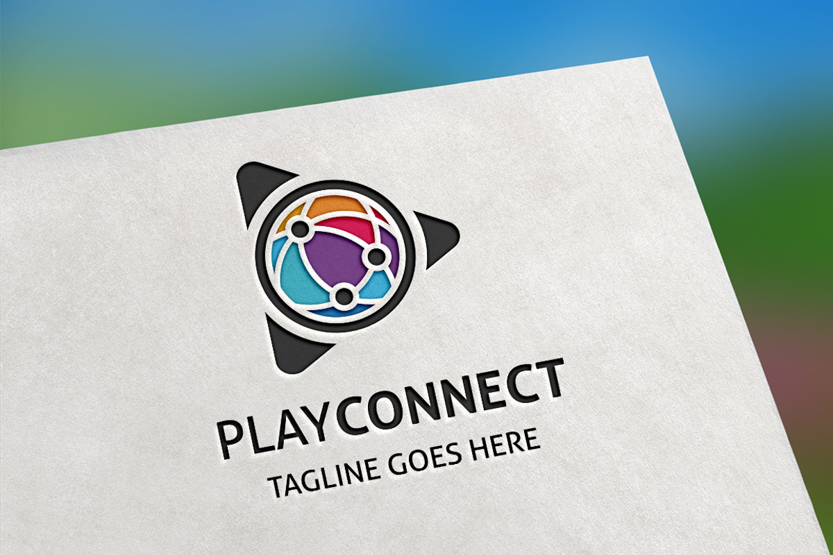 Play Connect Logo, a Branding & Logo Template by Design_Planet