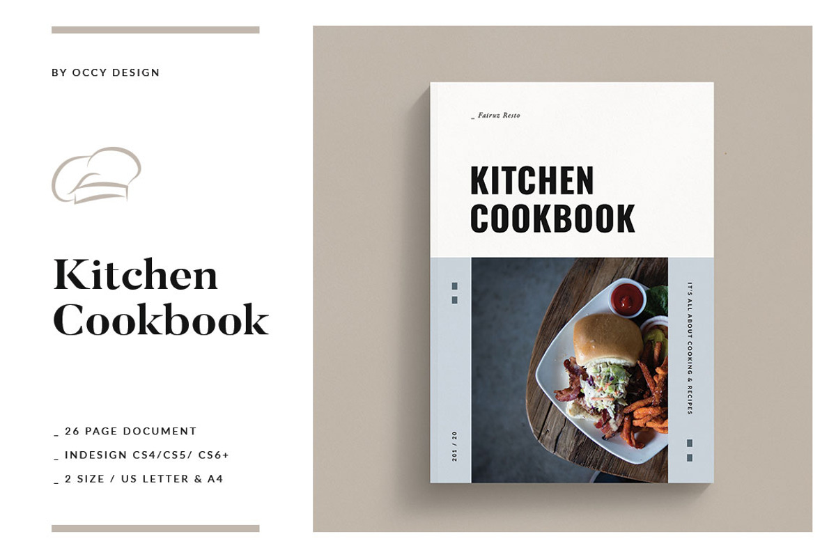 Cookbook / Recipe Book, a Brochure Template by Occy Design