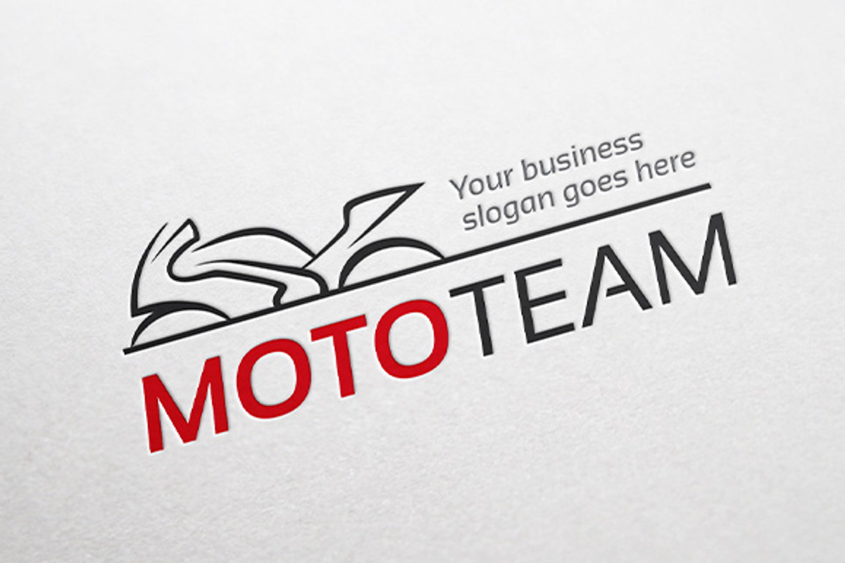 Moto Team Motorcycle Logo, a Branding & Logo Template by WheelieMonkey