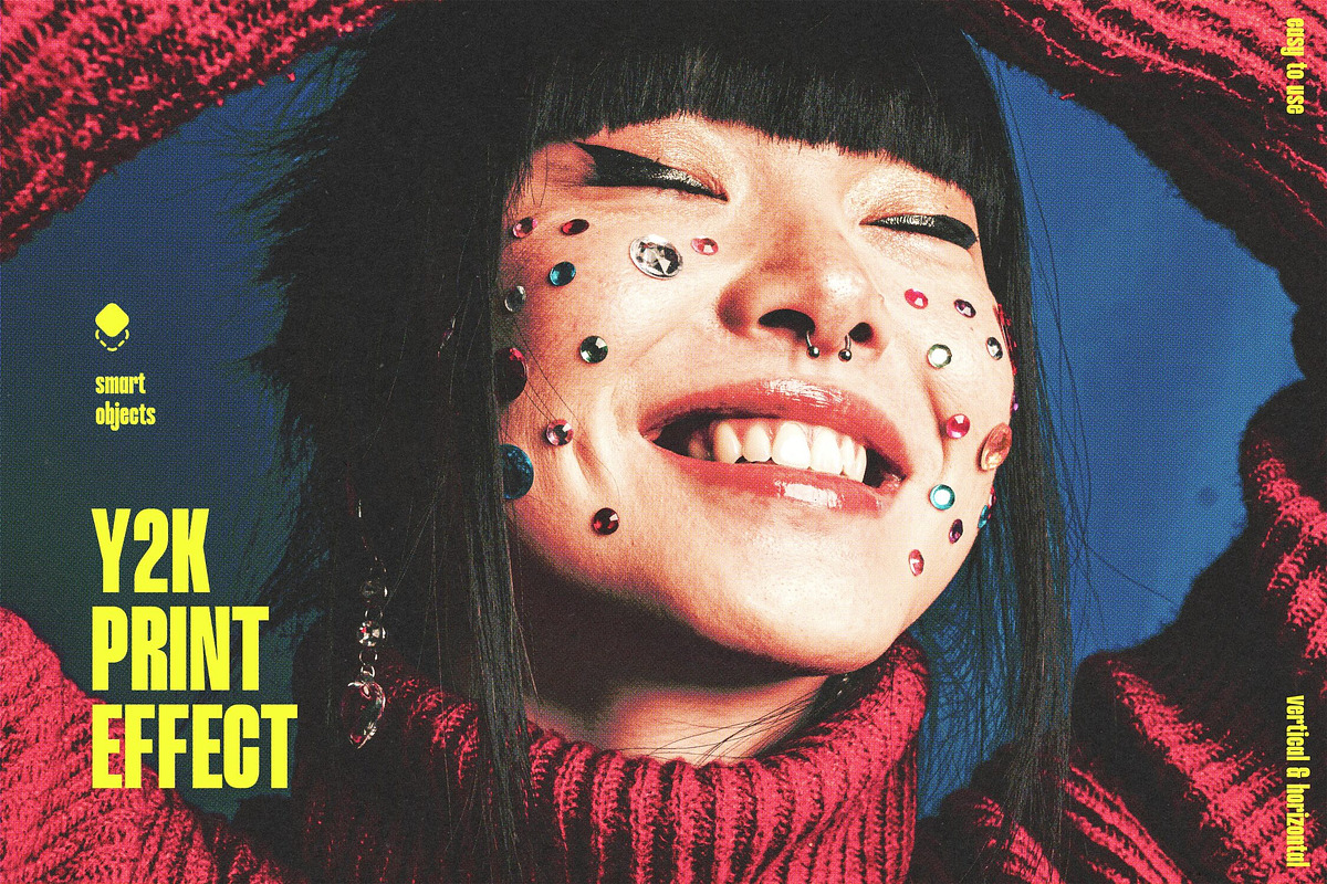 Y2k Print Effect, a Layer Style Add-On by Design Squad