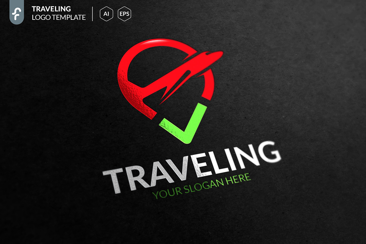 Traveling Logo, a Branding & Logo Template by ft.studio