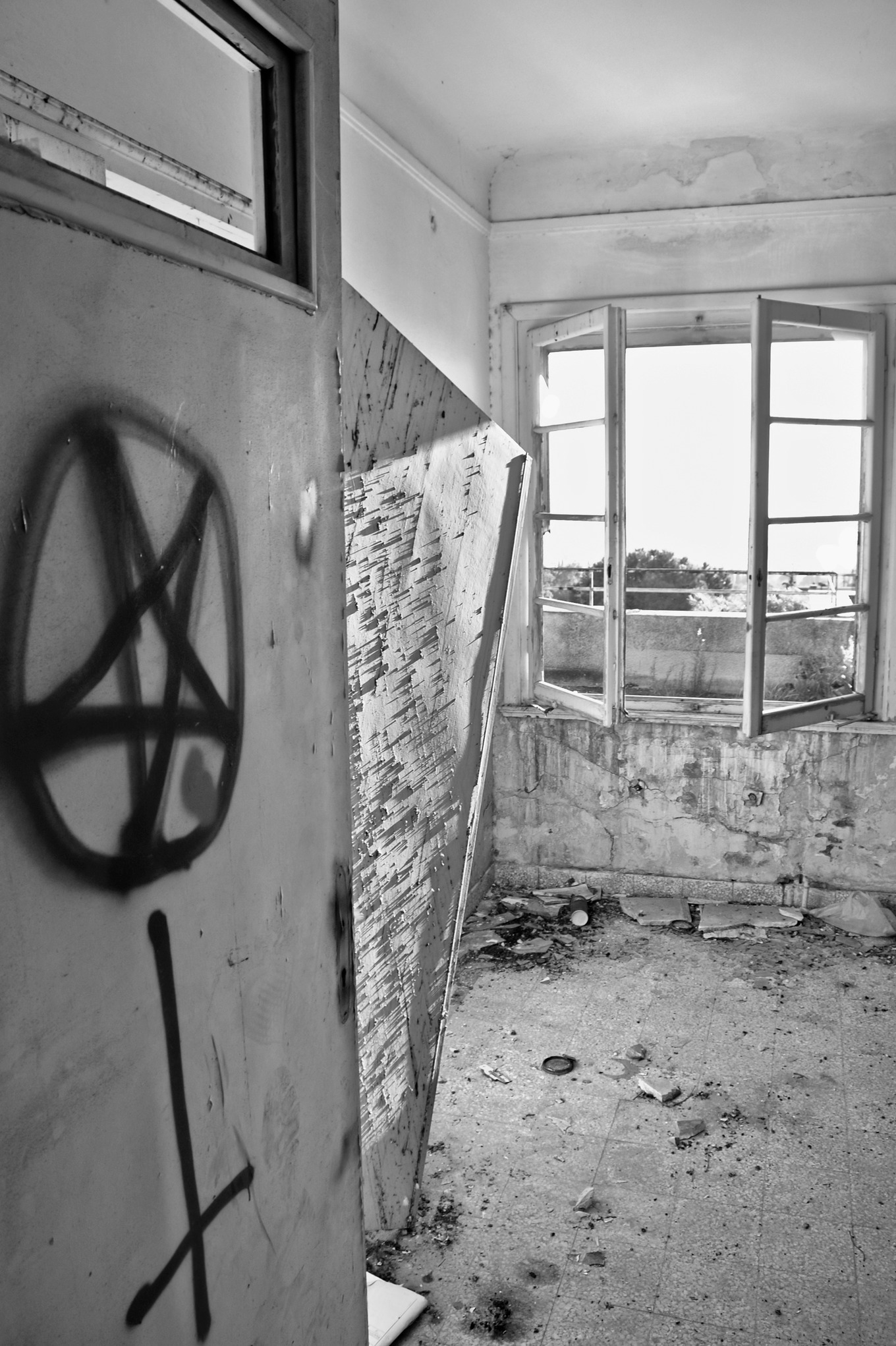 Satanic Symbols Graffiti, an Architecture Photo by sirylok