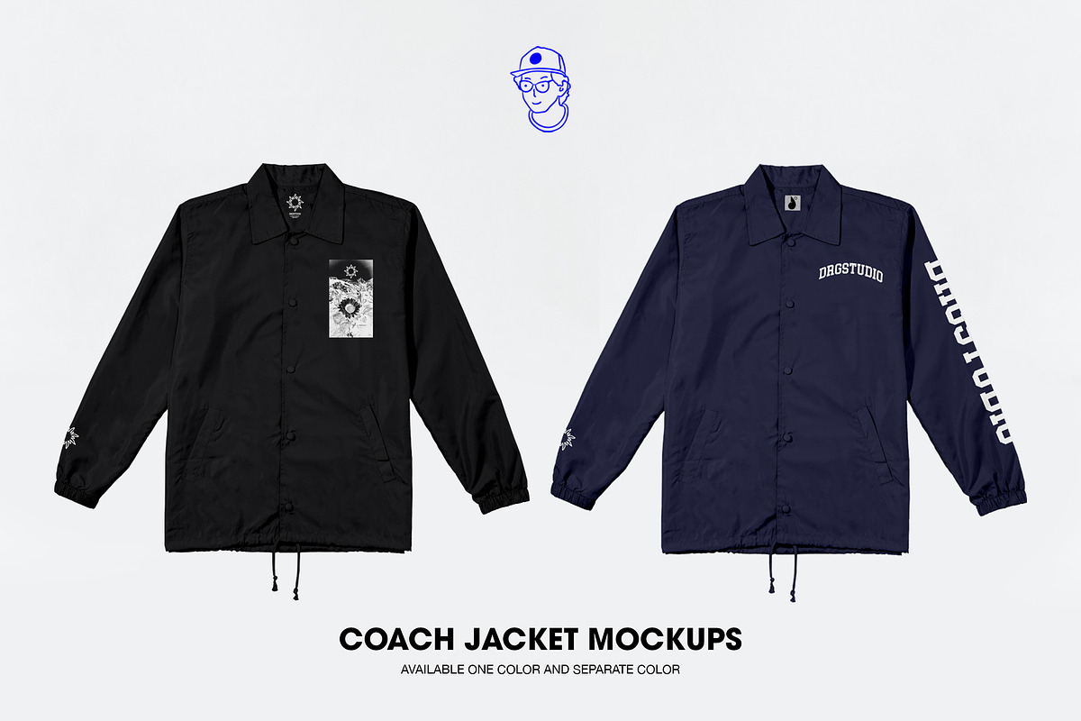 Coach Jacket Mockup, a Shirt Mockup by made_by_nope | Creative Market