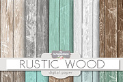 Rustic wood teal | Graphic Patterns ~ Creative Market