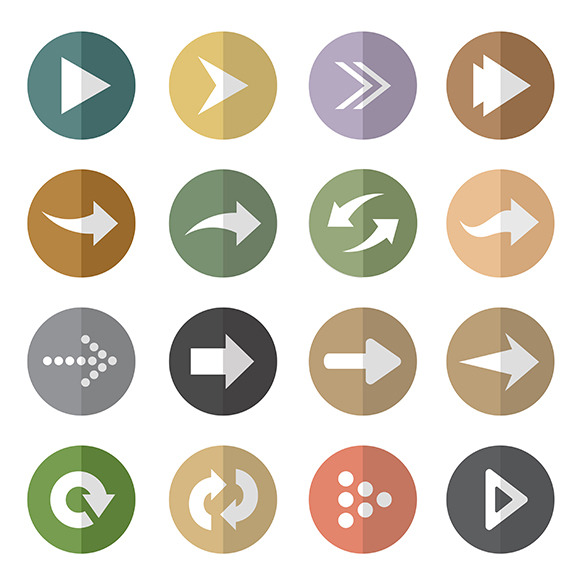 Vector group of arrow. | Icons ~ Creative Market