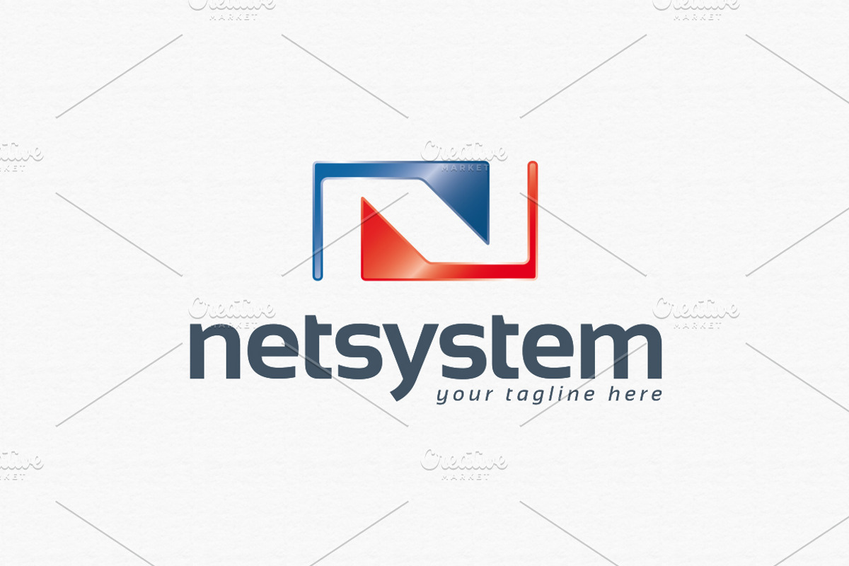 Net System Logo Template, a Branding & Logo Template by PixaSquare