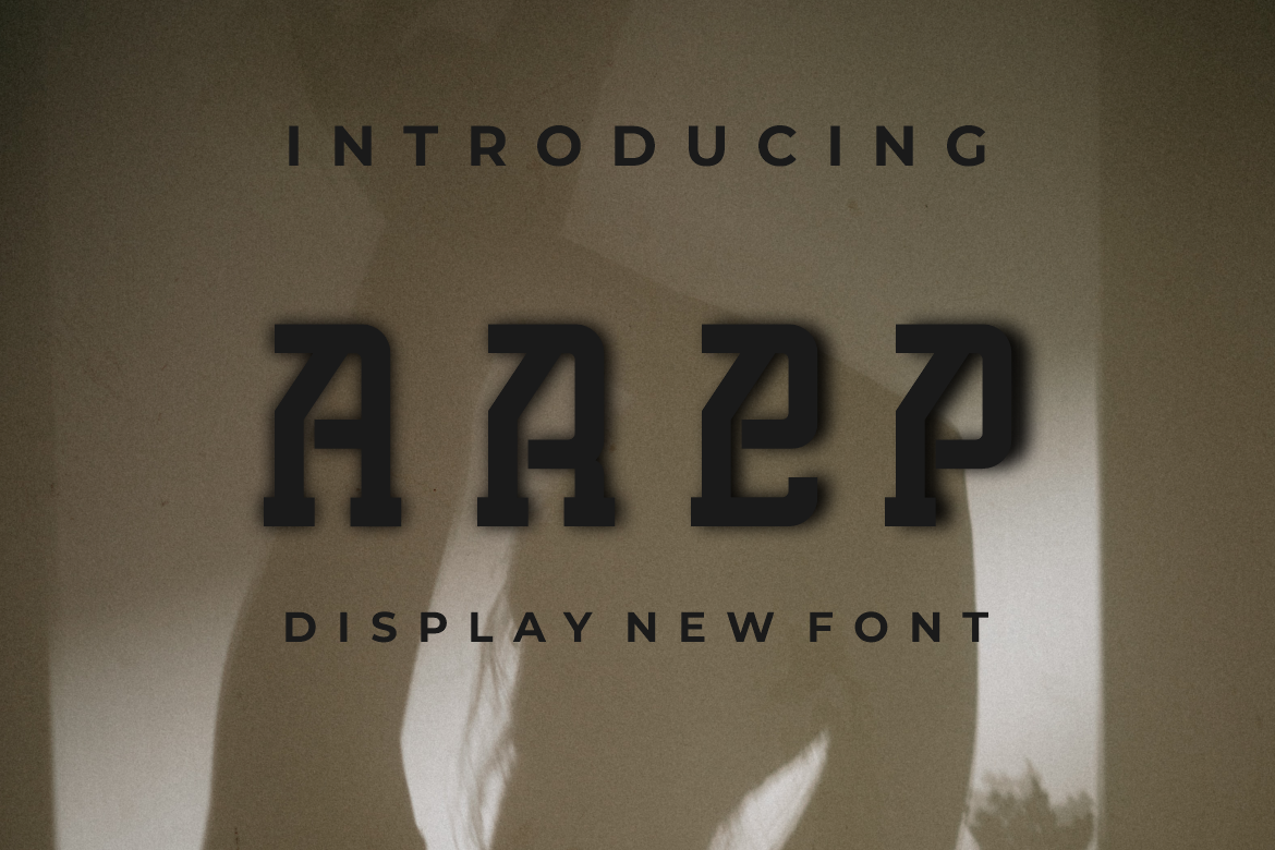 AREP FONT, a Sans Serif Font by MaikoHatta | Creative Market