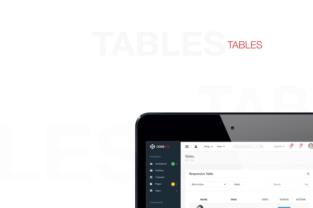 CodeBox – Admin Dashboard UI, an UI Kit Template by hoangpts